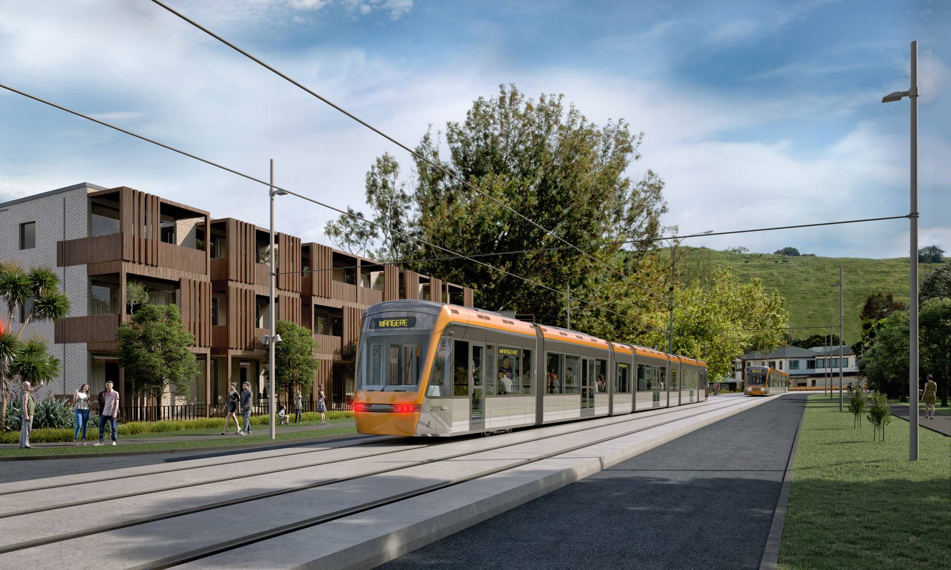 Auckland's light rail back on the tracks