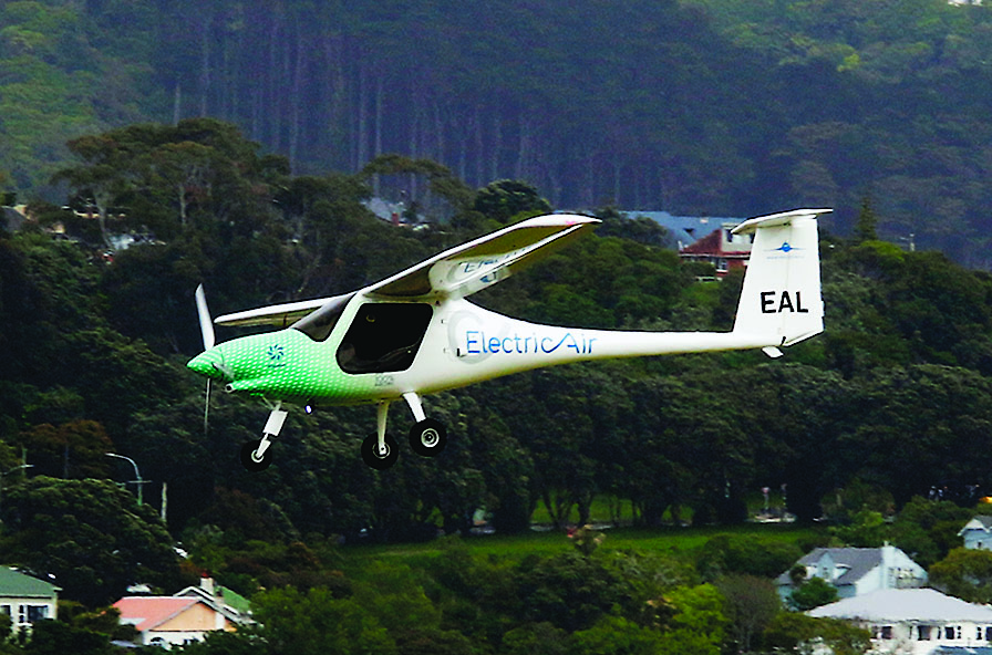 Wellington Airport welcomes first electric flight