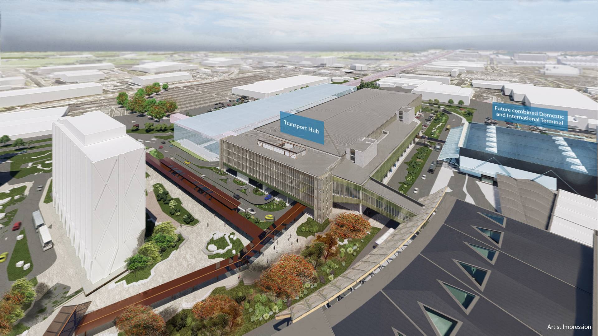 Auckland Airport transport hub cost climbs $100m