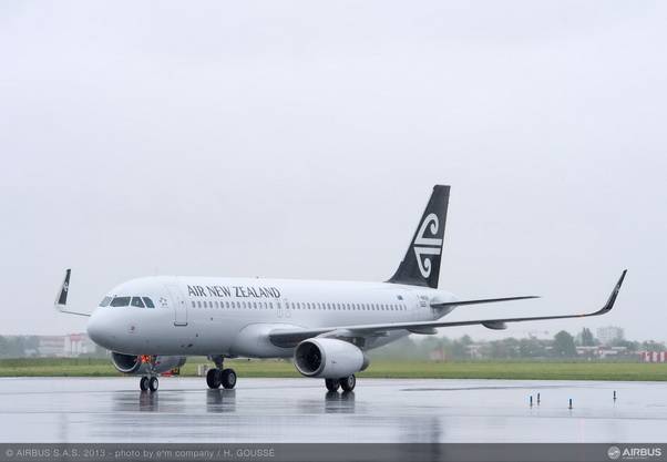 Air NZ gets first Sharklet-tipped A320