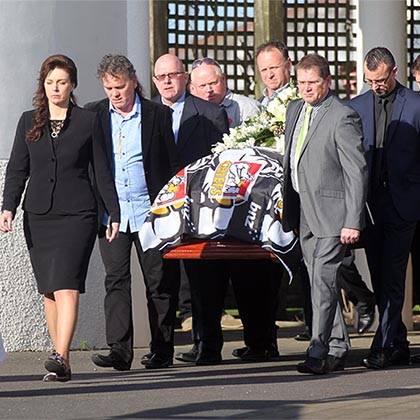 Hundreds gather to farewell Craig Norgate