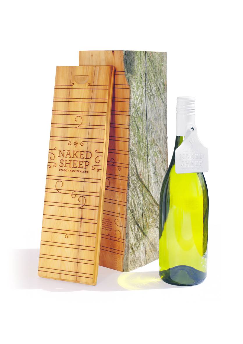 Shorn merino sheep inspire wine brand win