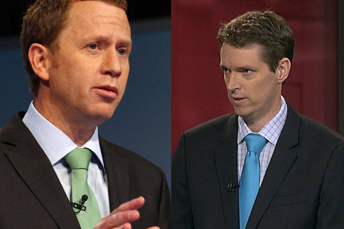 Craig and Norman kiss and make up