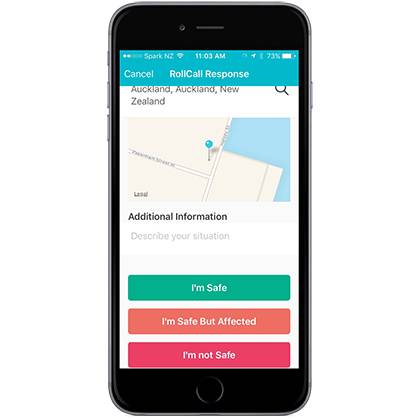 Blerter's RollCall lets you track, locate staff during an emergency