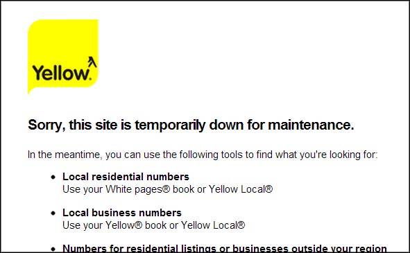 Yellow offline
